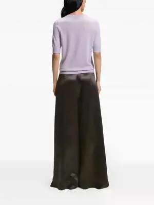 BOSS Relaxed-fit Trousers In Lustrous Twill