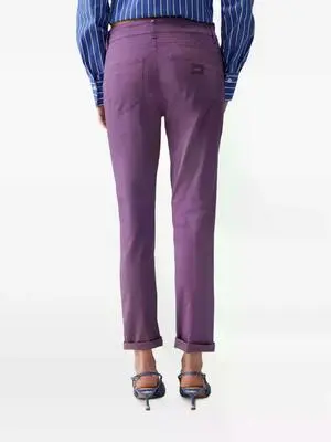 Liu Jo Cuffed Trousers - Purple