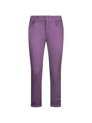 Liu Jo Cuffed Trousers - Purple
