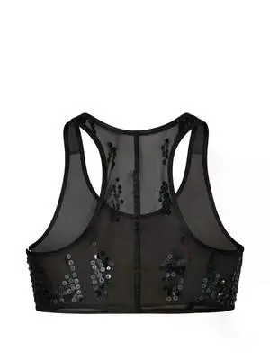 Rick Owens Sequin-embellished Top - Black