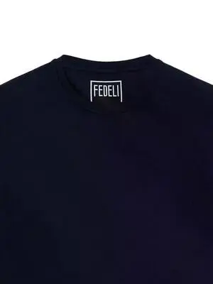 Fedeli Gary Cotton T-shirt - Blue