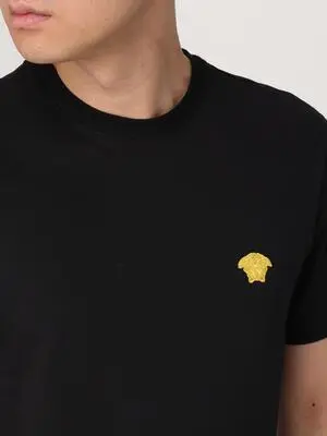 Versace T-shirt In Cotton - Black