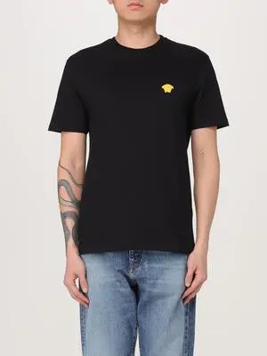 Versace T-shirt In Cotton - Black