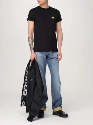Versace T-shirt In Cotton - Black