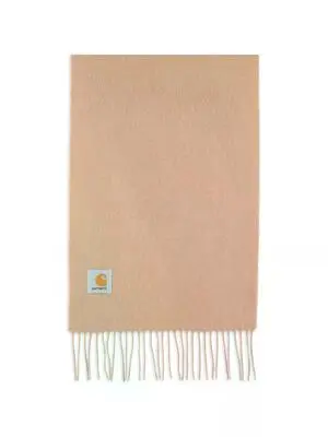 Carhartt Work In Progress Fringed Logo Scarf - Neutrals