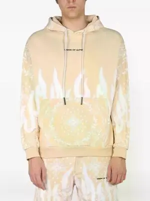 VISION OF SUPER Paisley-pattern Hoodie - Neutrals