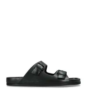 Ami Leather Double Buckle Sandals