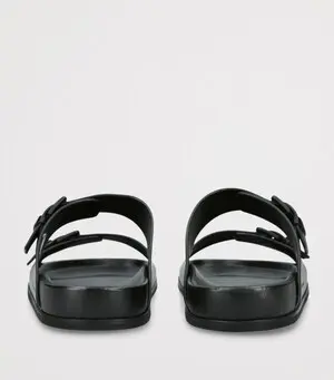 Ami Leather Double Buckle Sandals