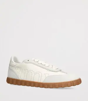 Ami Step Leather Sneakers