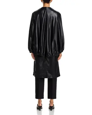 TOTEME Detachable Cape Evening Coat - Black