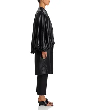 TOTEME Detachable Cape Evening Coat - Black