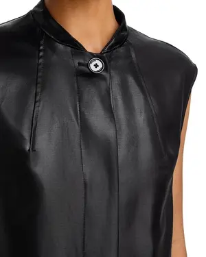 TOTEME Detachable Cape Evening Coat - Black