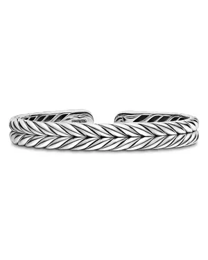 David Yurman David Yurman Chevron Flex Bracelet Silver