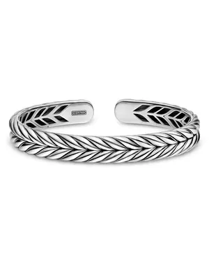 David Yurman Chevron Flex Bracelet - Silver