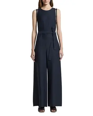 Peserico Sleeveless Round Neck Jumpsuit - Ink