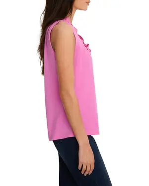 NIC+ZOE Ruffled Tank Top - Crocus