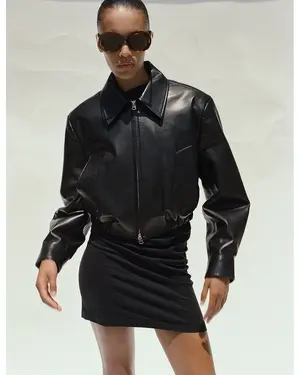 AGOLDE Beth Asymmetric Dress - Black