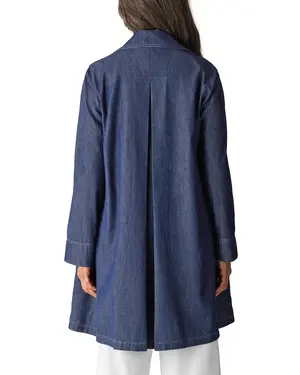 Eileen Fisher Double Breasted Trench Coat