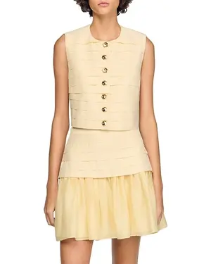 Pleated Cropped