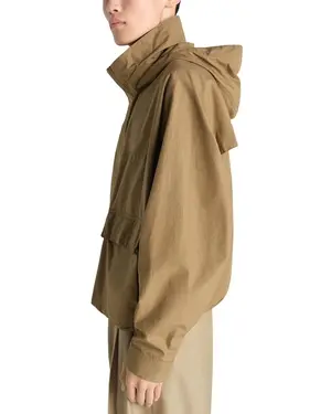 LEMAIRE Short Rain Parka - Khaki