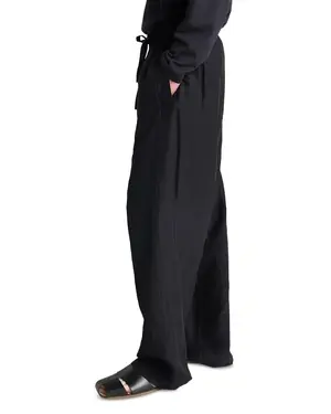 LEMAIRE Pyjama Pants - Black