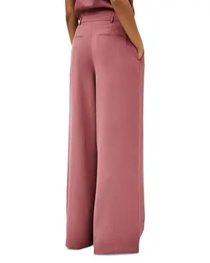 Ba&sh Deana Wide Leg Trousers - Pink