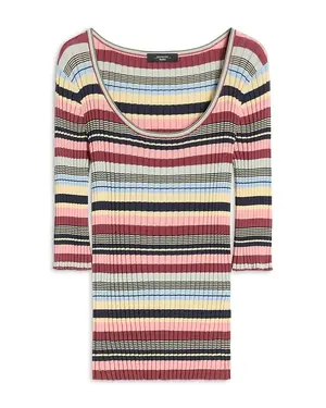 Max Mara Ribbed Sweater - Multicolour