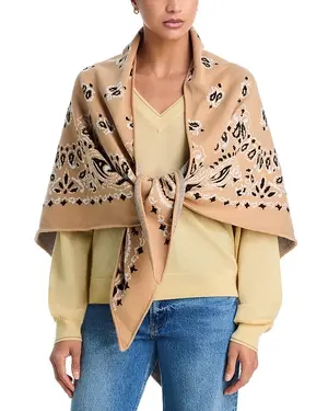 The Great. Big Bandana Scarf - Camel