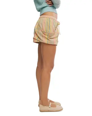 Free People Good Fortune Shorts - Tea Combo