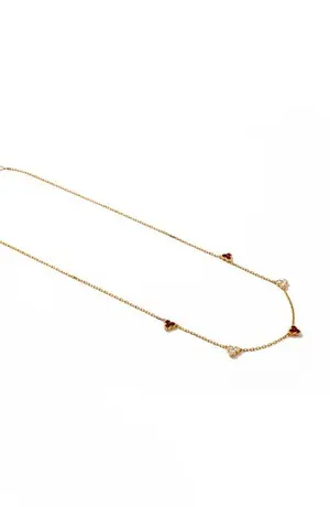 MARK HENRY Trinity Station Necklace - Ruby