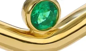 MARK HENRY Riva Crest Gemstone Bangle - Emerald