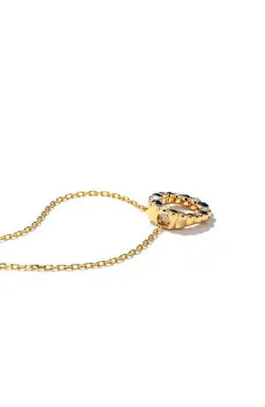 MARK HENRY 18k Gold Diamond And Pendant Necklace - Sapphire