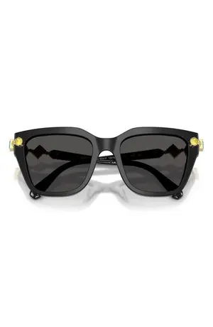 SWAROVSKI 53mm Irregular Sunglasses