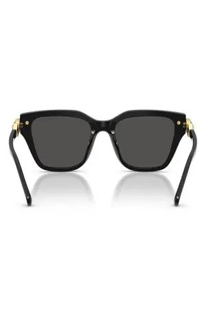 SWAROVSKI 53mm Irregular Sunglasses