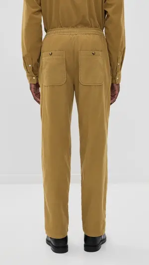 Isabel Marant Étoile Nirlen Corduroy Pull-on Pants - Light Bronze