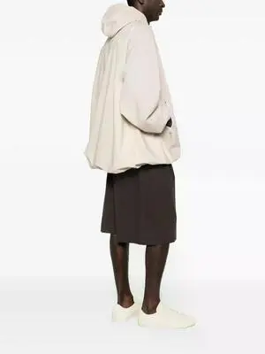 Lacoste Hooded Piped Jacket - Neutrals