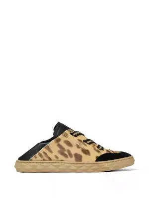 JIMMY CHOO Diamond Light Flex Leopard Sneakers - Neutrals