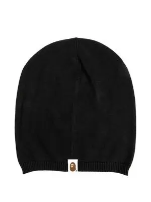 A BATHING APE Crystal Shark Fine-knit Beanie Hat