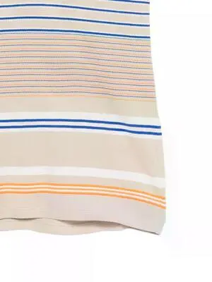 Lacoste Striped Polo Shirt - Neutrals