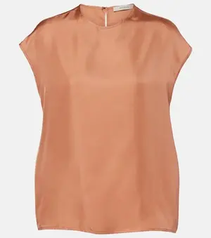 Asceno Dasha Silk Twill Top