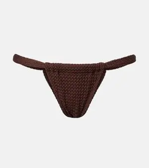 MONTCE Sandra Crochet Bikini Bottoms - Brown