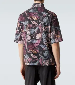 LEMAIRE Floral Cotton Bowling Shirt - Multicoloured