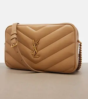 Saint Laurent Loulou Medium Camera Bag - Brown