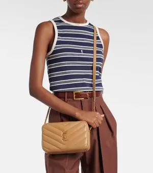 Saint Laurent Loulou Medium Camera Bag - Brown