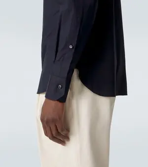 Zegna Cotton-blend Shirt - Blue