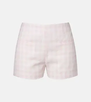 Faithfull The Brand Leora Gingham Linen Shorts