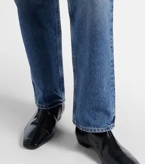 AGOLDE Lana Straight Jeans - Blue