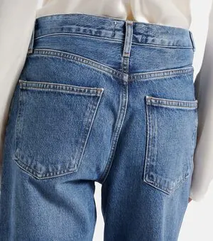 AGOLDE Lana Straight Jeans - Blue