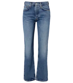 AGOLDE Lana Straight Jeans - Blue