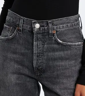 AGOLDE Lana Straight Jeans - Grey